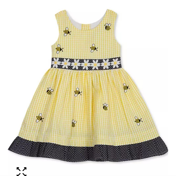 Rare Editions | Dresses | Rare Editions Girls Daisy Seersucker ...